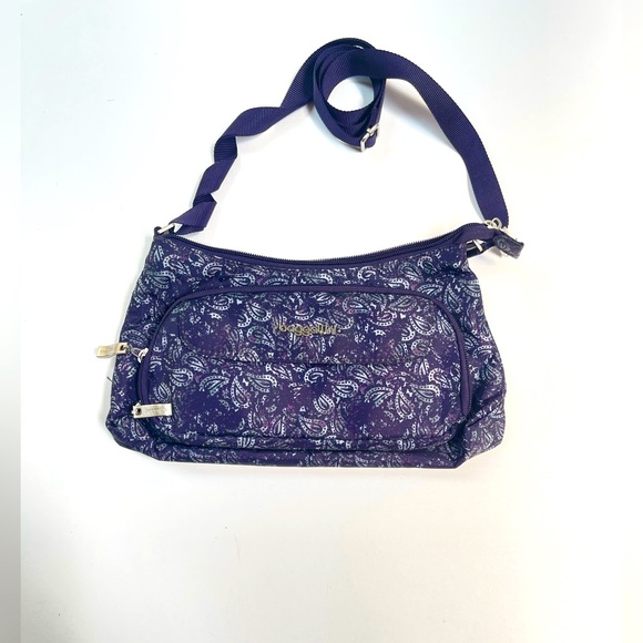 Baggallini | Bags | Nwot Baggalini Purple Paisley Crossbody Bag | Poshmark